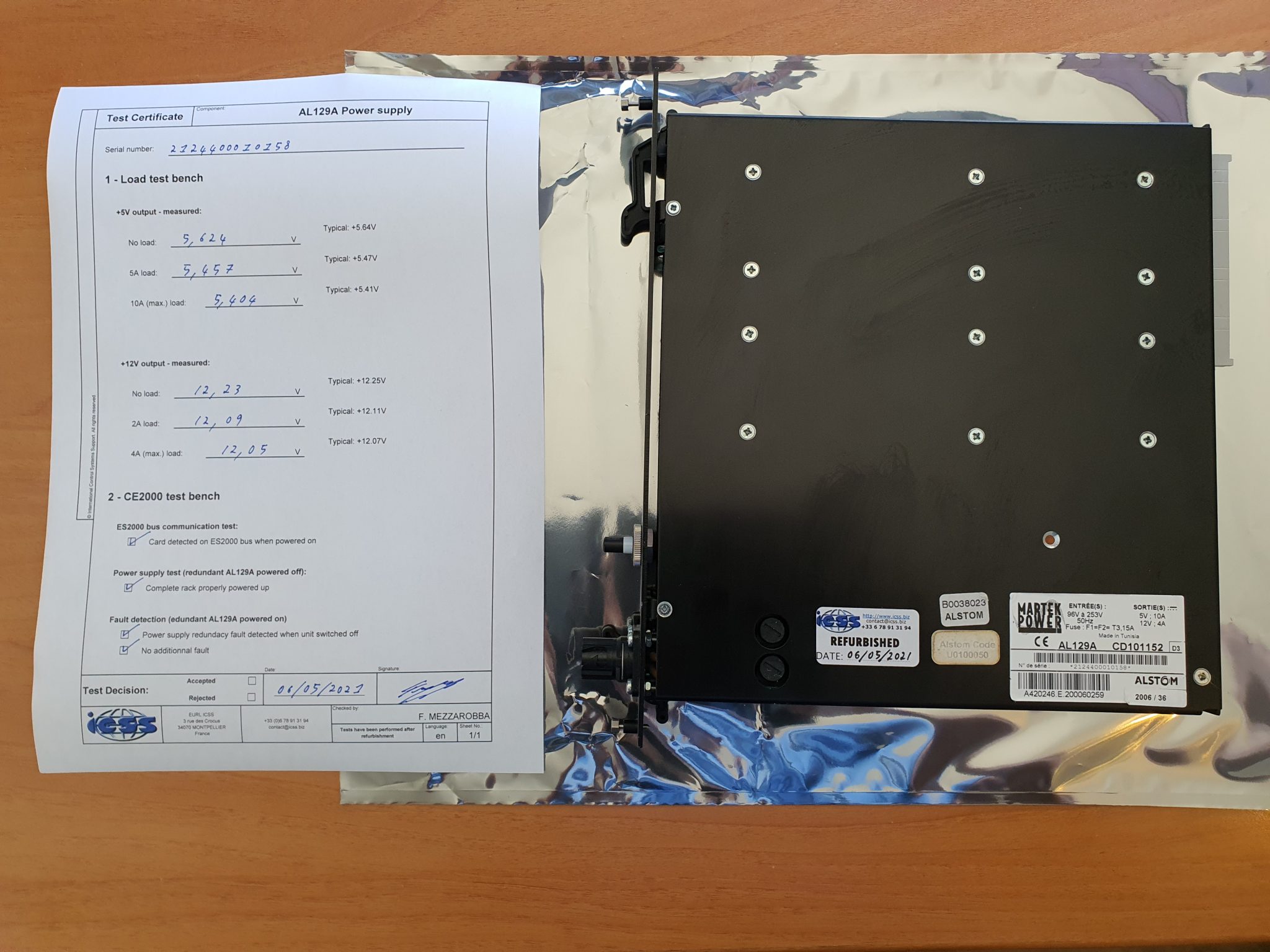 AL129A (U0100050) – ICSS